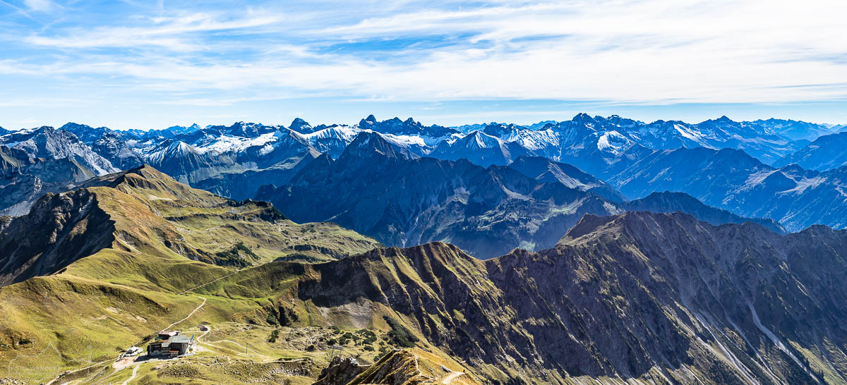 Bergpanorama der Allgäuer Alpen | Foto-Wandern.com